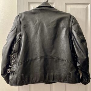 Excelled | Jackets & Coats | Vintage Excelled Black Leather Biker ...
